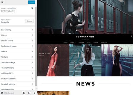 Fotografie - Catch Themes