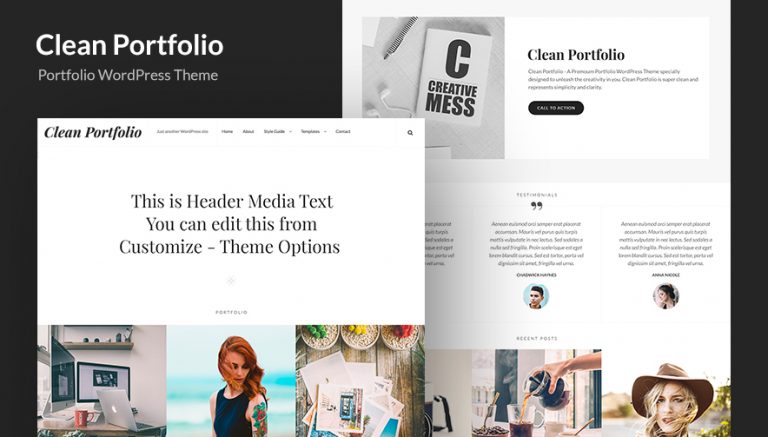 Clean Portfolio - Catch Themes
