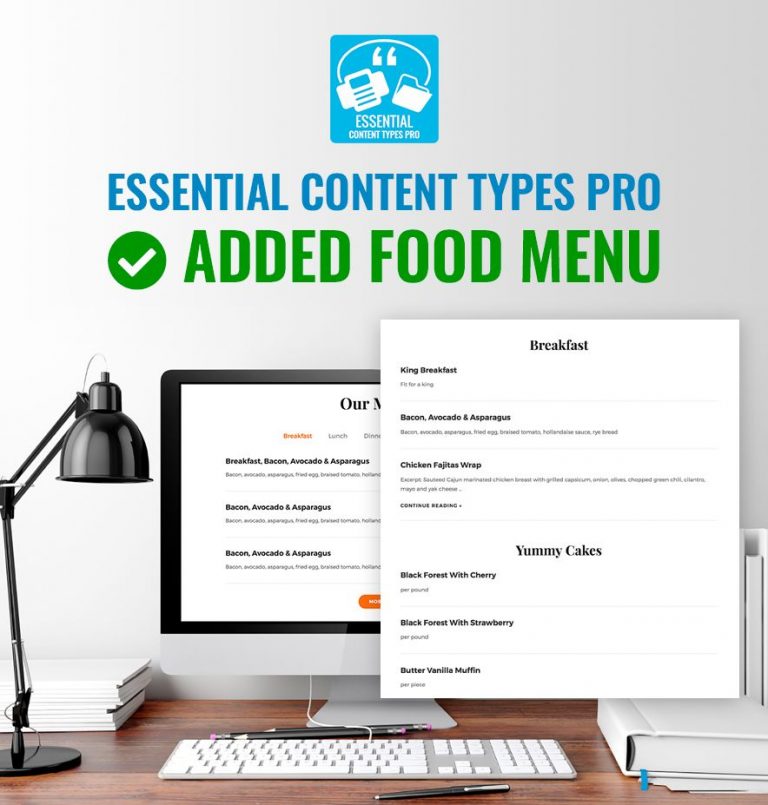 Added Food Menu in Essential Content Types Plugin (Pro and Free ...