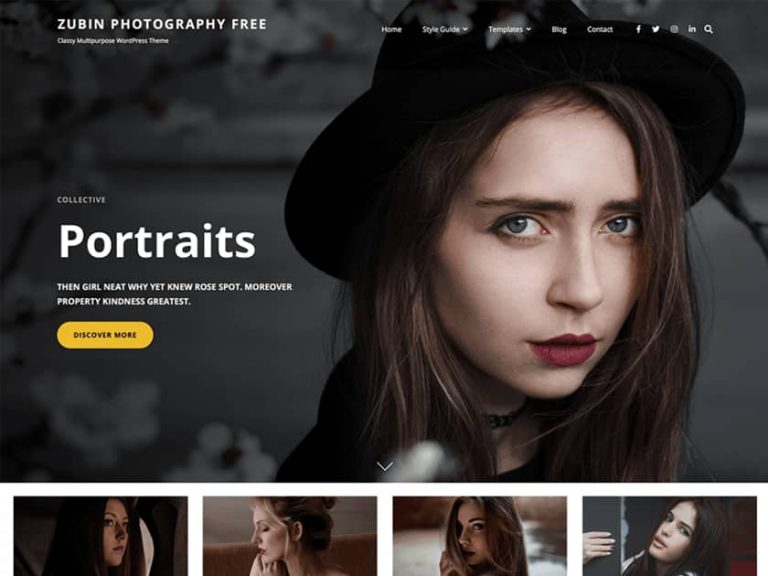 Top 10+ Free and Premium Photography WordPress Themes Collection
