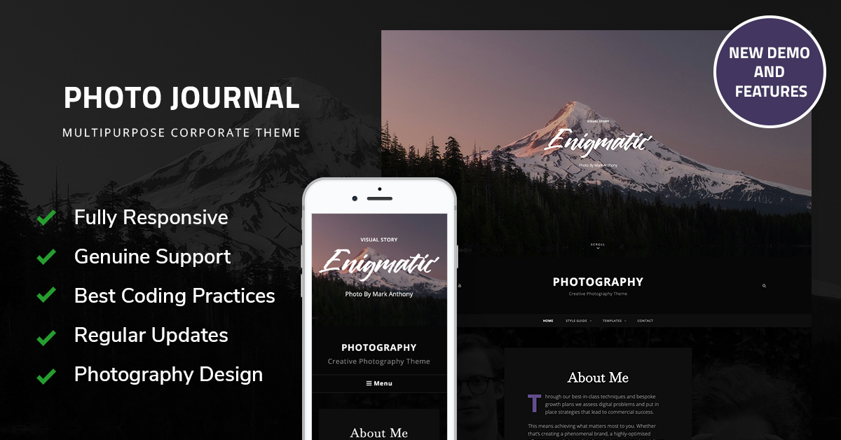 Photo Journal Pro v2.1 Adds New Features and A New Photography Demo
