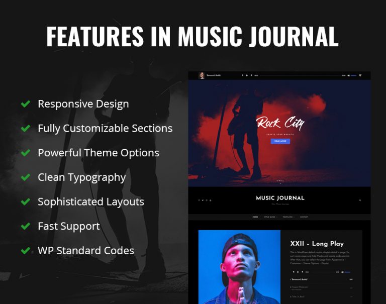 Our Music Journal Theme is Now Live on WordPress.org - Catch Themes