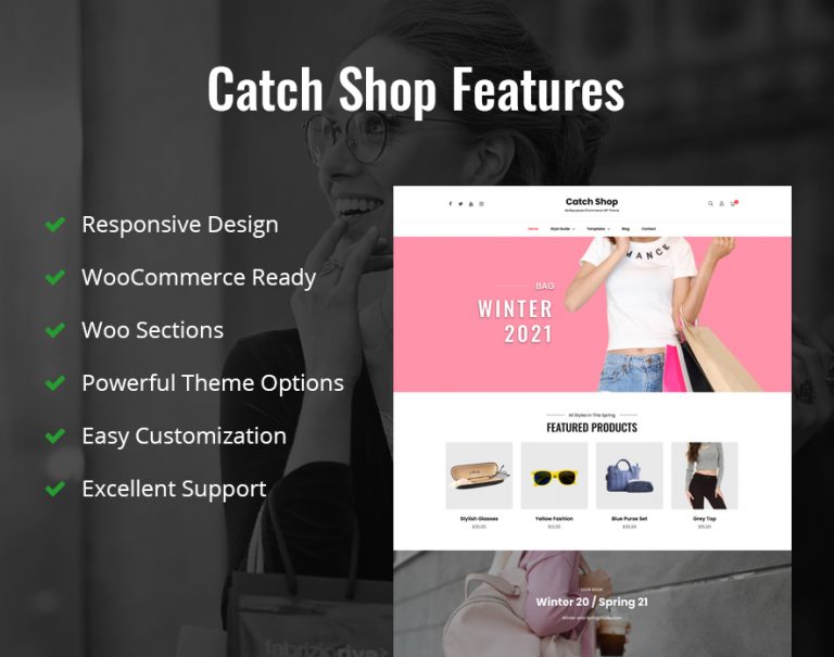 Our latest Catch Shop Theme is now Live on WordPress.org
