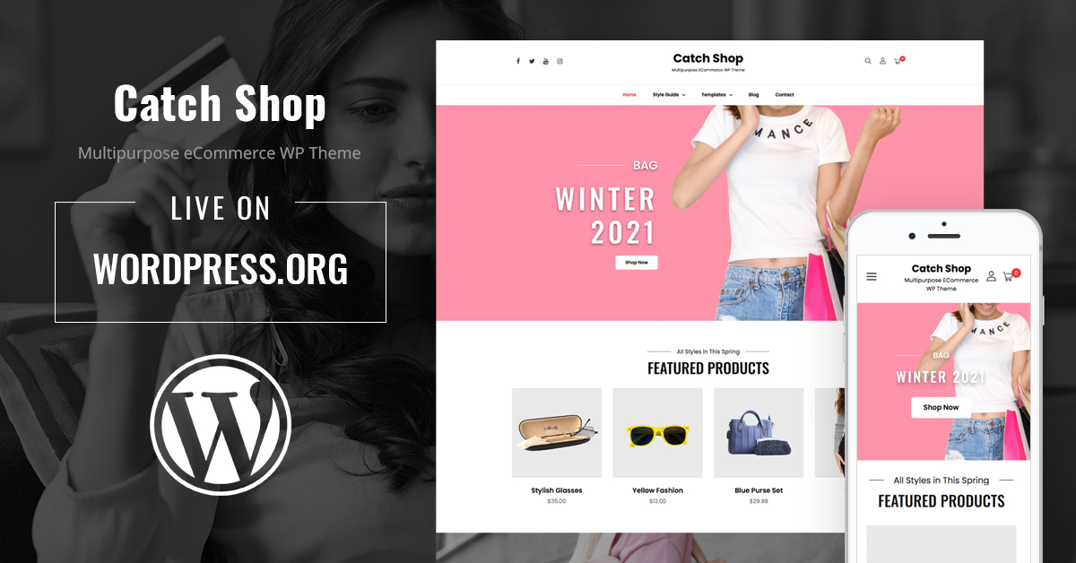 Our latest Catch Shop Theme is now Live on WordPress.org