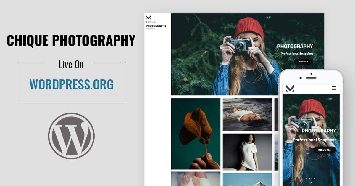 Chique Photography Live on WordPress.org - Catch Themes