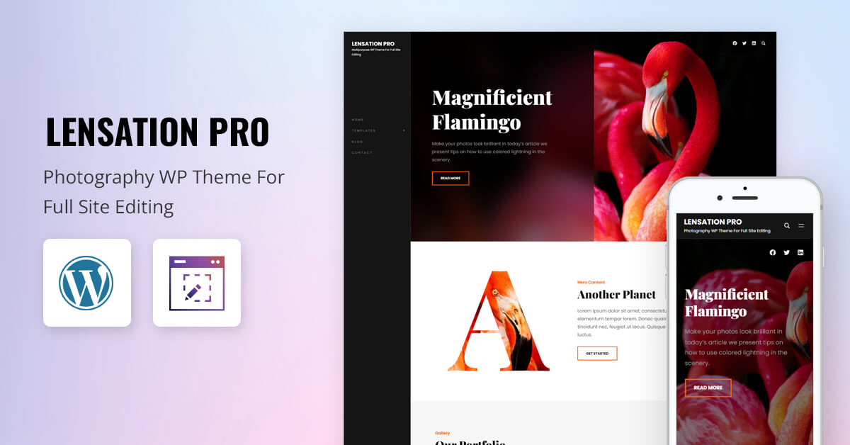 Lensation Pro - Photography WordPress Block Theme For Full Site Editing ...