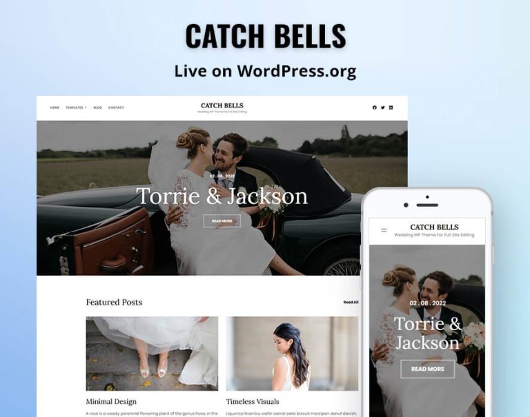 Our Catch Bells Theme Now Live on WordPress.org - Catch Themes
