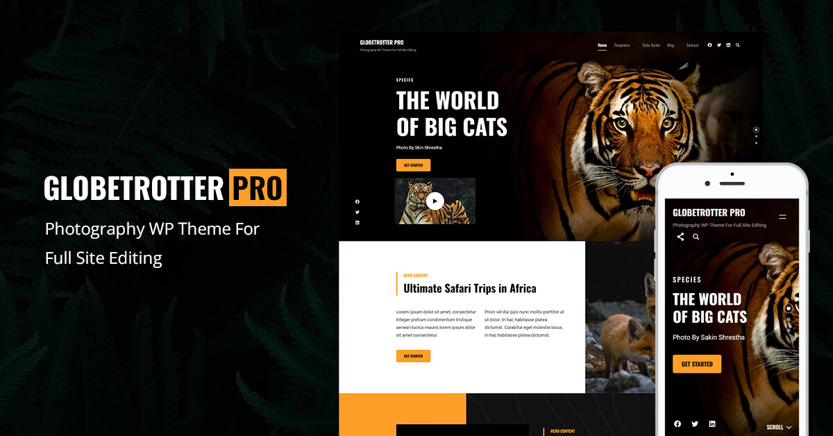 Globetrotter Pro - Photography WordPress Block Theme For Full Site ...