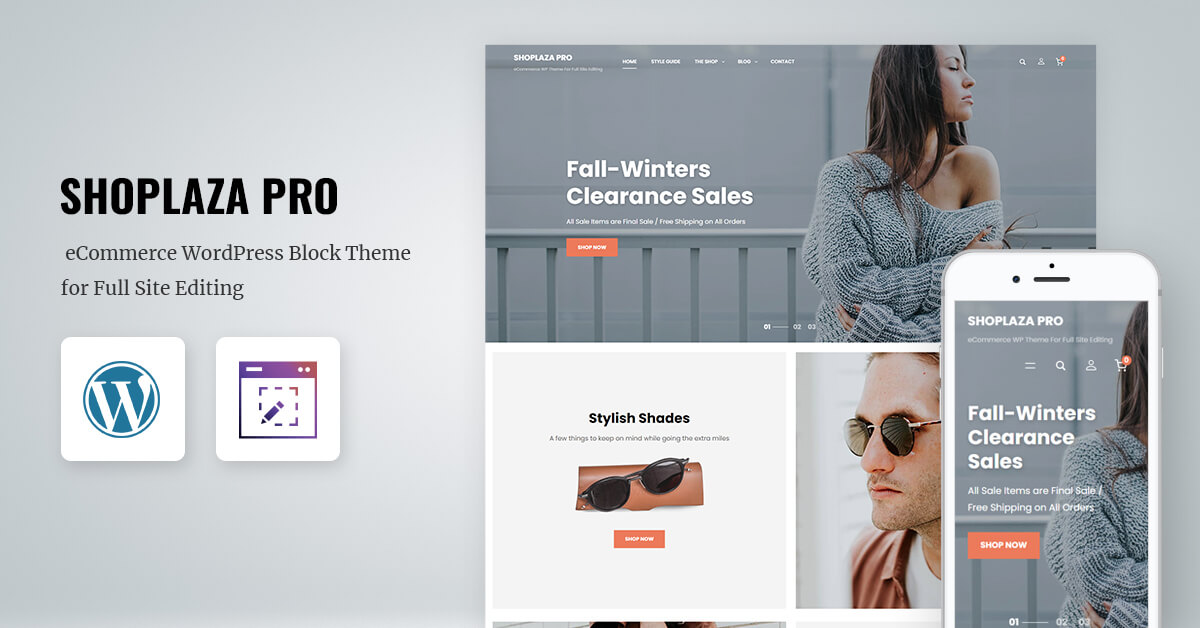 Shoplaza Pro - eCommerce WordPress Block Theme For Full Site Editing - Catch Themes