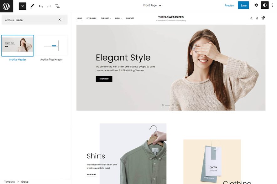 Threadwears Pro - eCommerce WordPress Block Theme For Full Site Editing - Catch Themes
