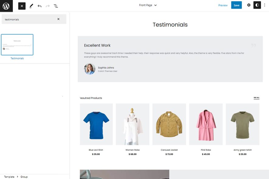Threadwears Pro - eCommerce WordPress Block Theme For Full Site Editing - Catch Themes