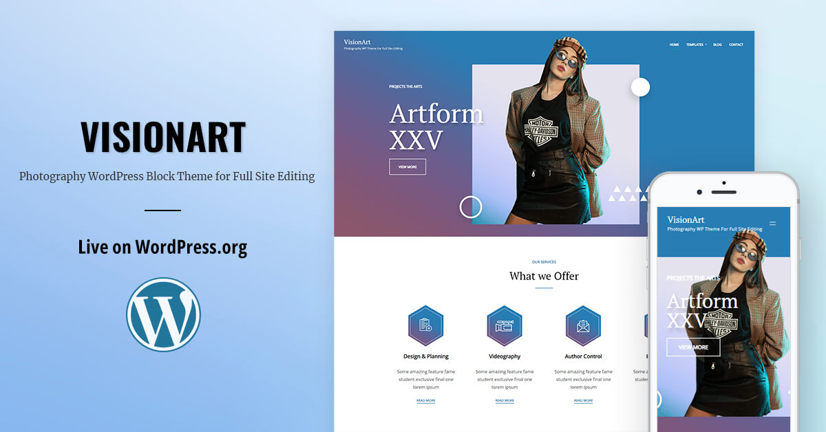 Our VisionArt Theme Now Live On WordPress.org - Catch Themes