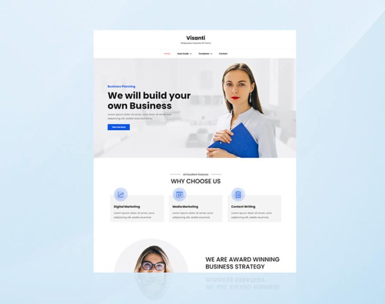 Our Visanti Theme is now Live on WordPress.org - Catch Themes