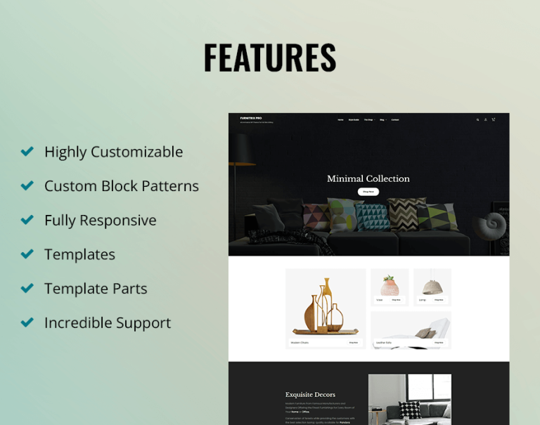 Furnitrix Pro - eCommerce WordPress Block Theme For Full Site Editing - Catch Themes