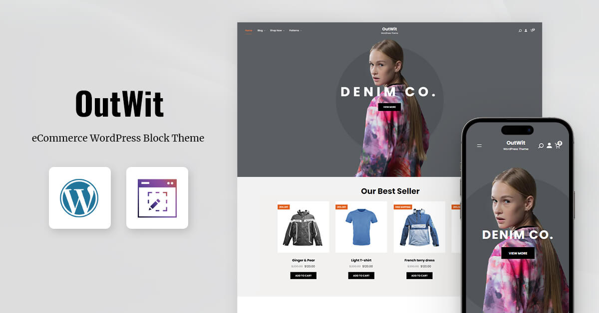 OutWit - eCommerce WordPress Block Theme For Full Site Editing - Catch Themes