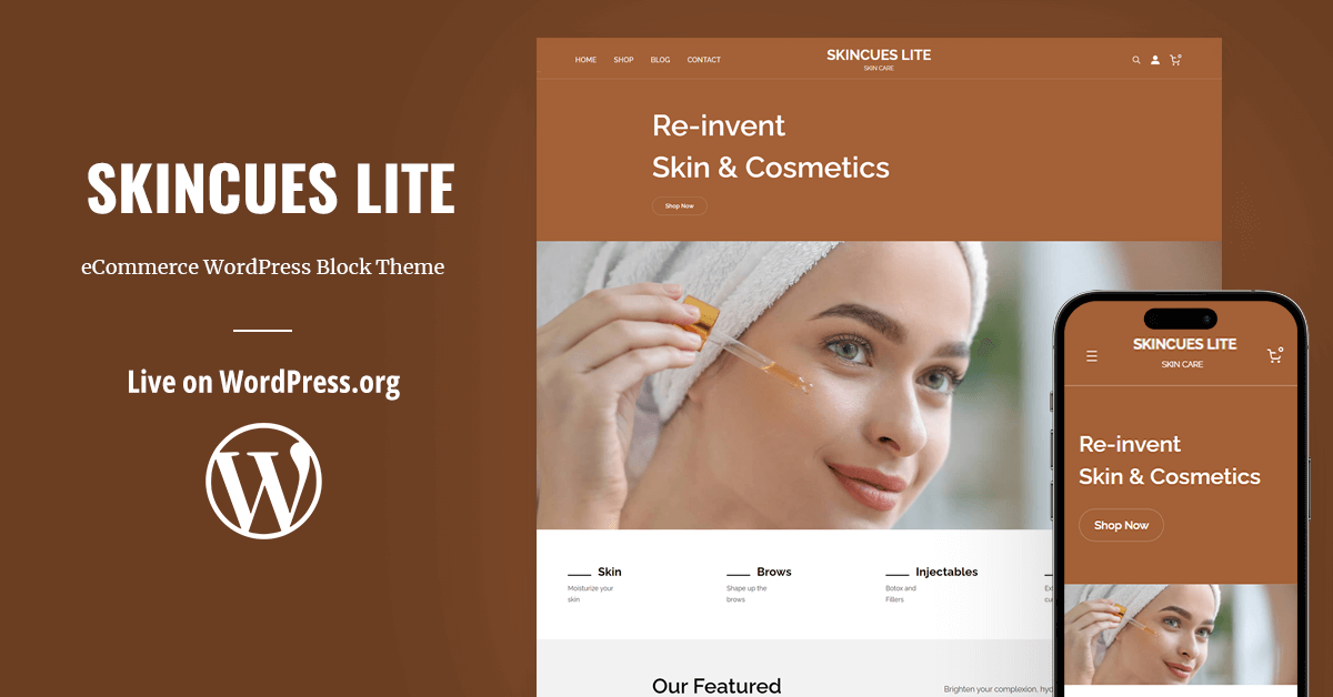 Our Skincues Lite Theme is Now Live On WordPress.org - Catch Themes