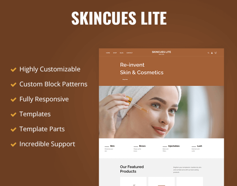 Our Skincues Lite Theme is Now Live On WordPress.org - Catch Themes