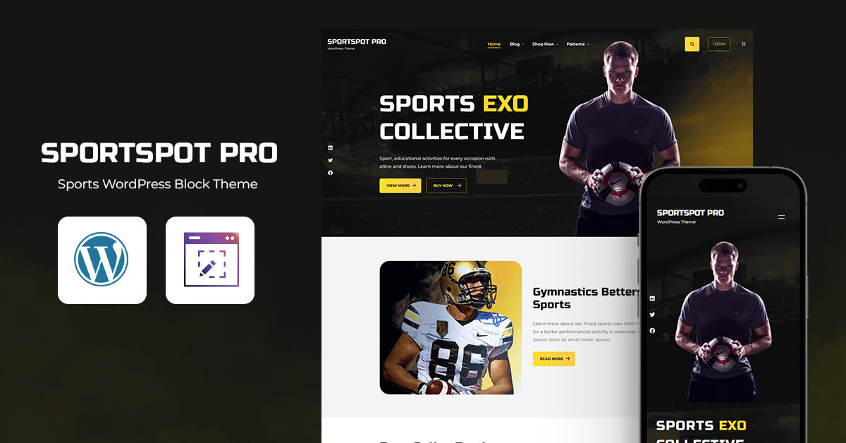 Sportspot Pro - Sports WordPress eCommerce Block Theme - Catch Themes