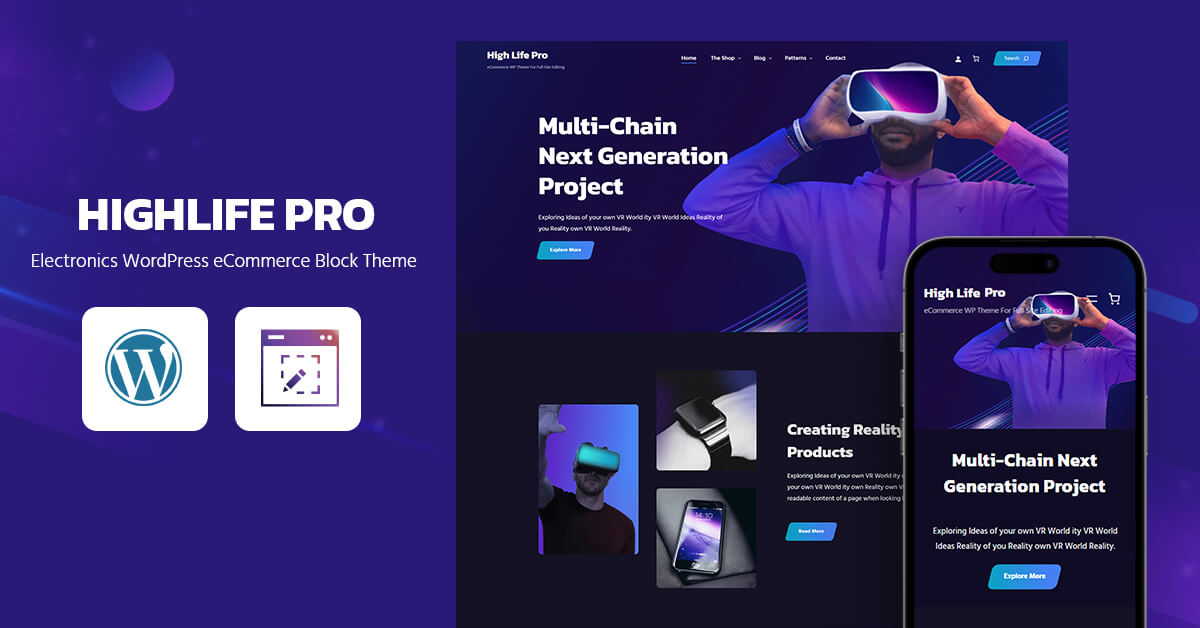 High Life Pro – Electronics WordPress eCommerce Block Theme - Catch Themes