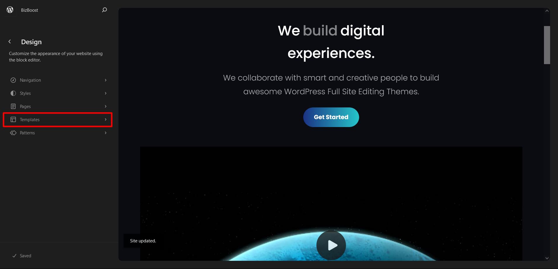 How to edit Front Page of FSE Themes? - Catch Themes
