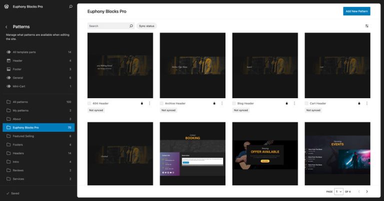 Euphony Blocks Pro - Catch Themes