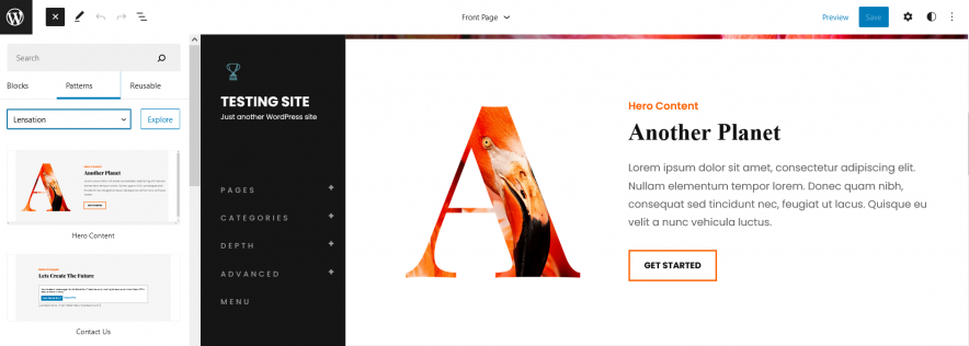 Lensation - Catch Themes