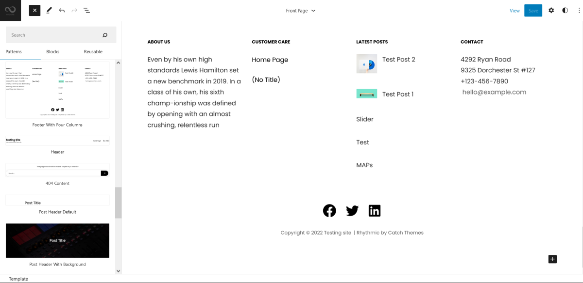 Rhythmic - Catch Themes