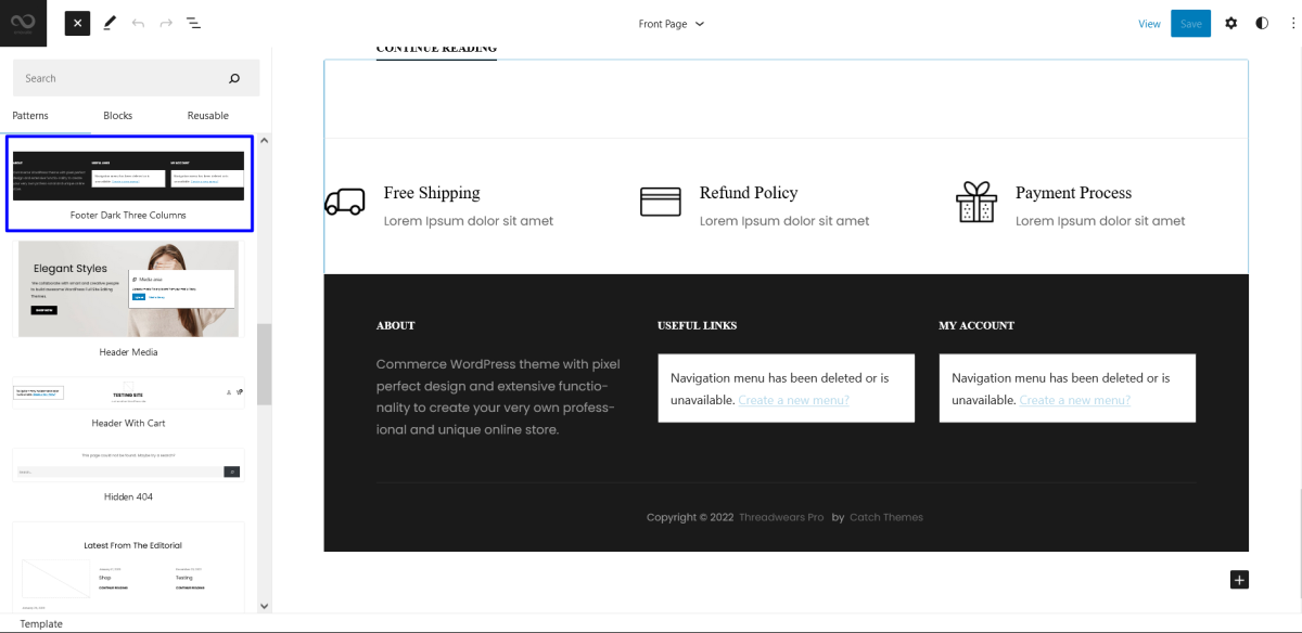 Threadwears - Catch Themes