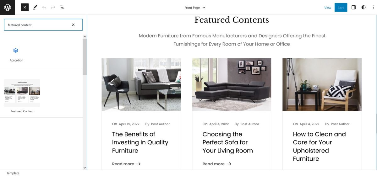 Furnitrix - Catch Themes