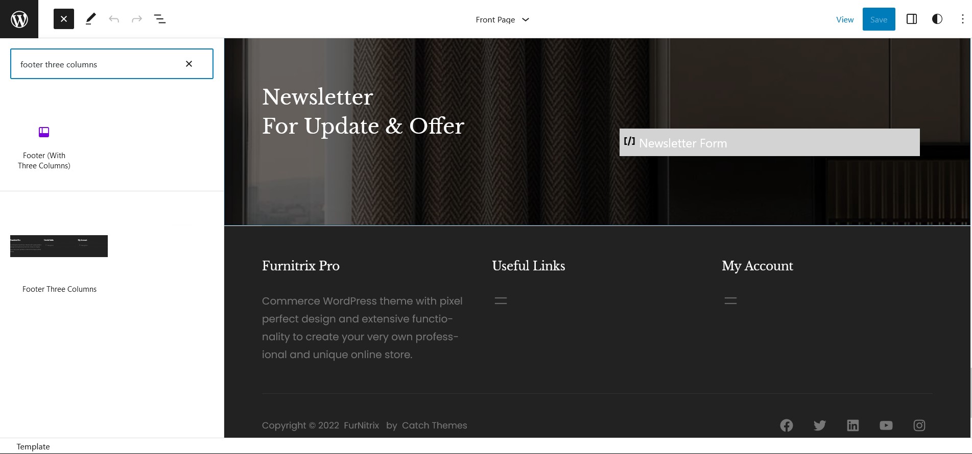 Furnitrix - Catch Themes