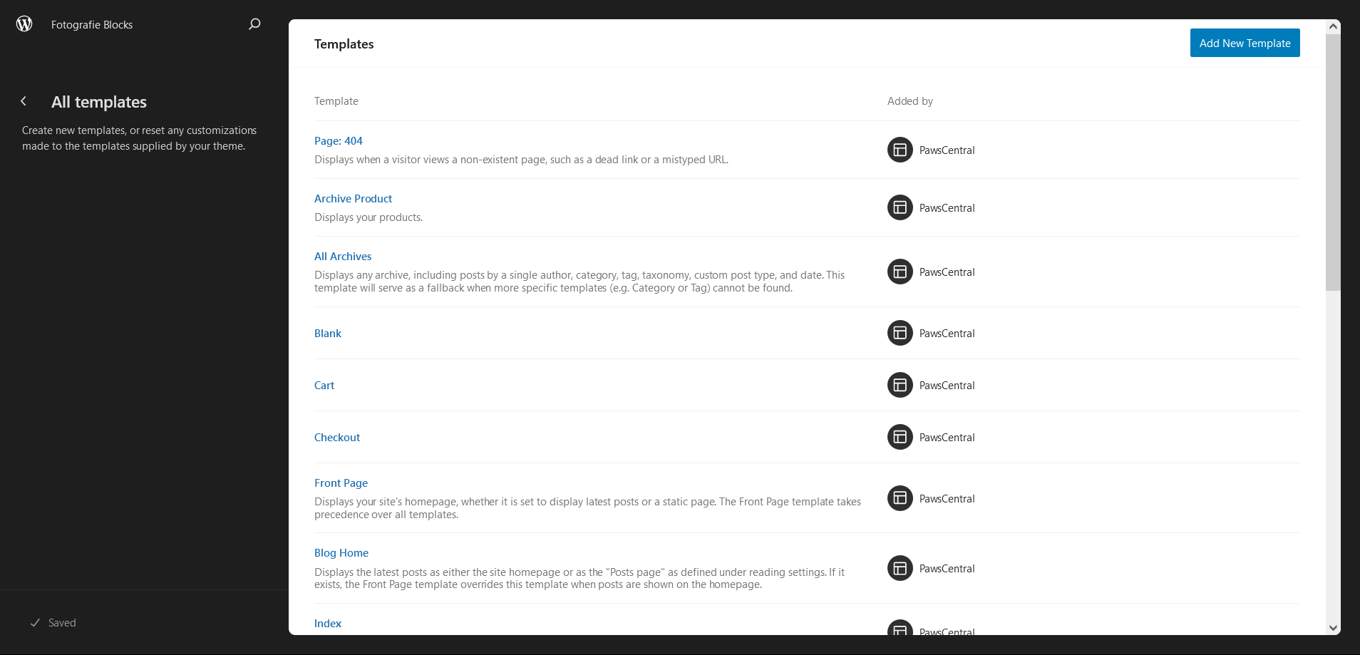 PawsCentral - Catch Themes