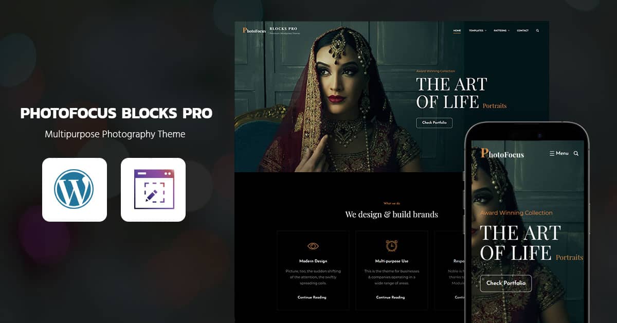 Photofocus Blocks Pro - Catch Themes