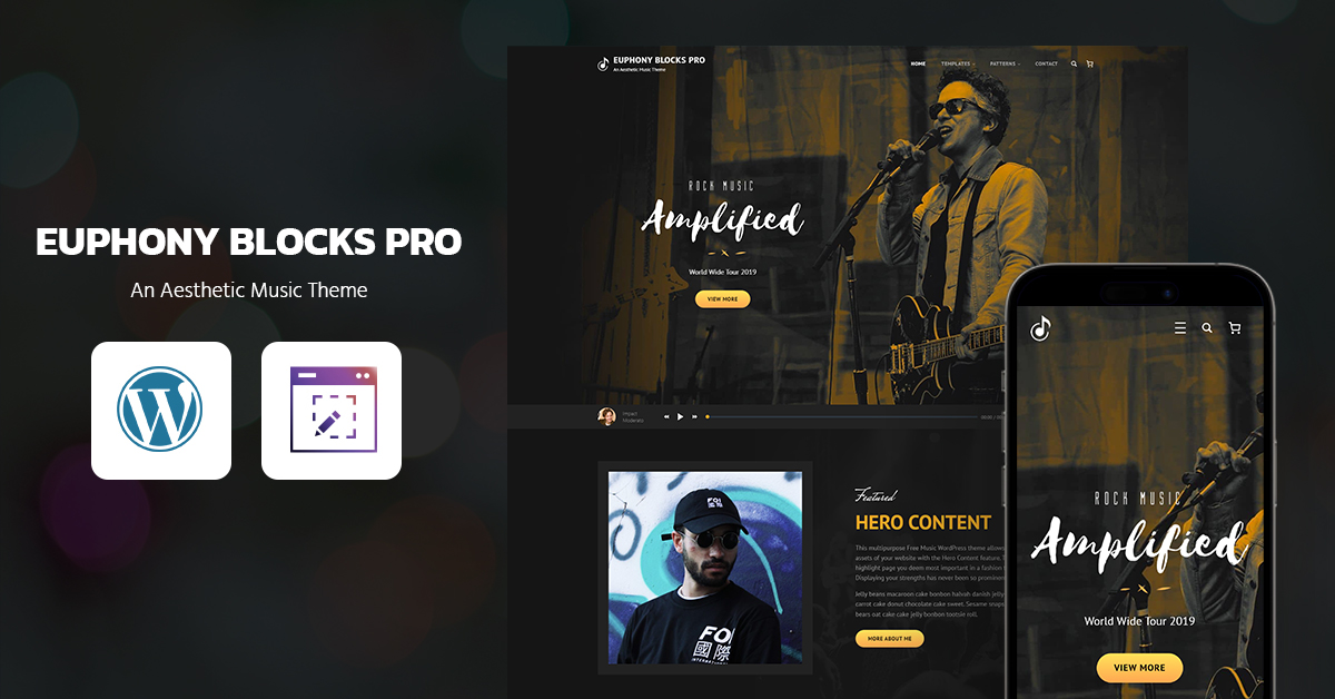 Euphony Blocks Pro - Catch Themes